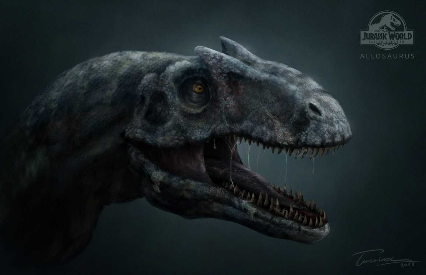 This Fan Art Brings the ‘Jurassic World Fallen Kingdom’ Allosaurus and ...