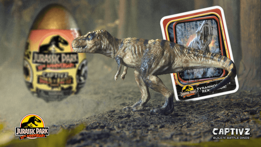 Exclusive Jurassic Park 30th Anniversary Captivz Collector Figures